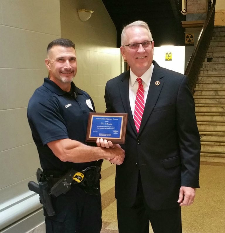 Butte officer honored for dedication to victims of domestic violence ...